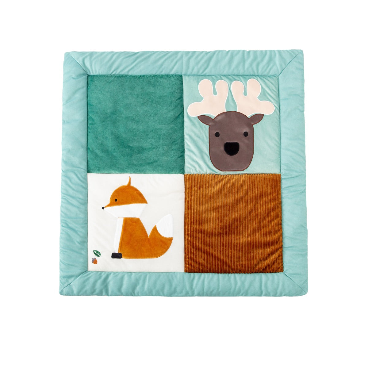 Forest Patchwork Playmat | Little Big Friends | Baby Playmat | Forest ...