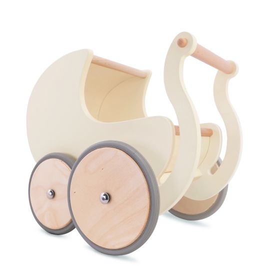 Kinderfeets 2-in-1 Petit Pram & Walker – Wooden Baby Walker & Doll ...