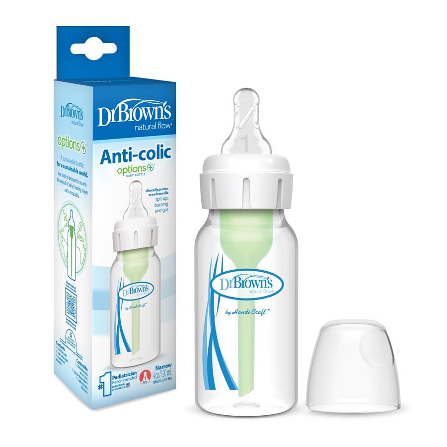 Dr Brown's Narrow Neck Bottle Level 1 - 120ml – Dimples