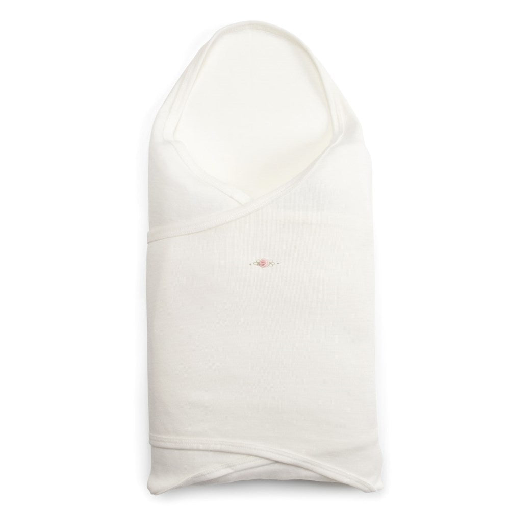 Merino Snugglewrap | Dimples by Jane Anne | Baby Swaddles NZ | Cream Rose