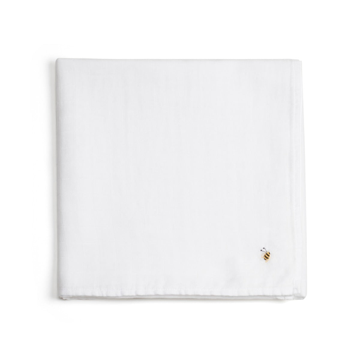 Bamboo Muslin Wrap | Dimples by Jane Anne | Baby Swaddles NZ | White Bee