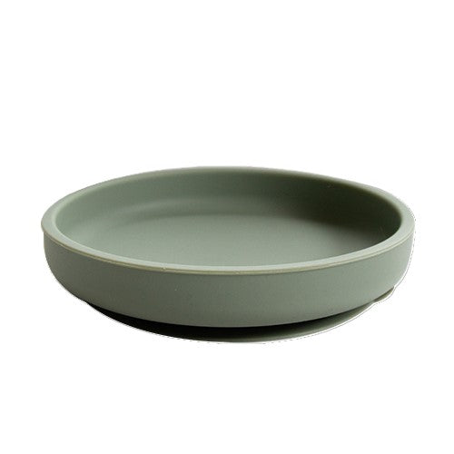 Clever Kids Plate | Sustainable Baby Feeding | Zazi | Dimples | Sage