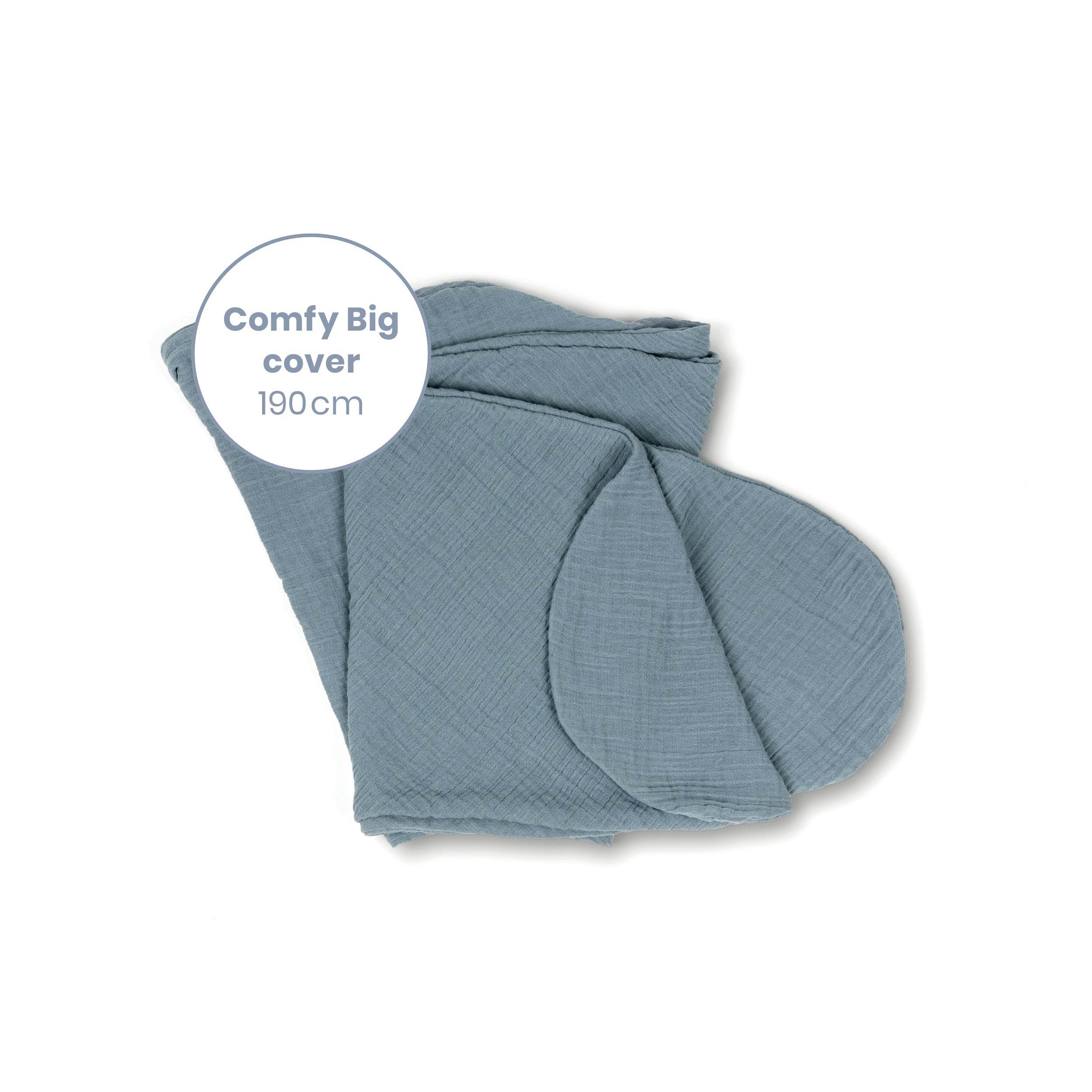 Doomoo Comfy Big Cover | Nursing Pillow | Dimples NZ | Tetra Blue