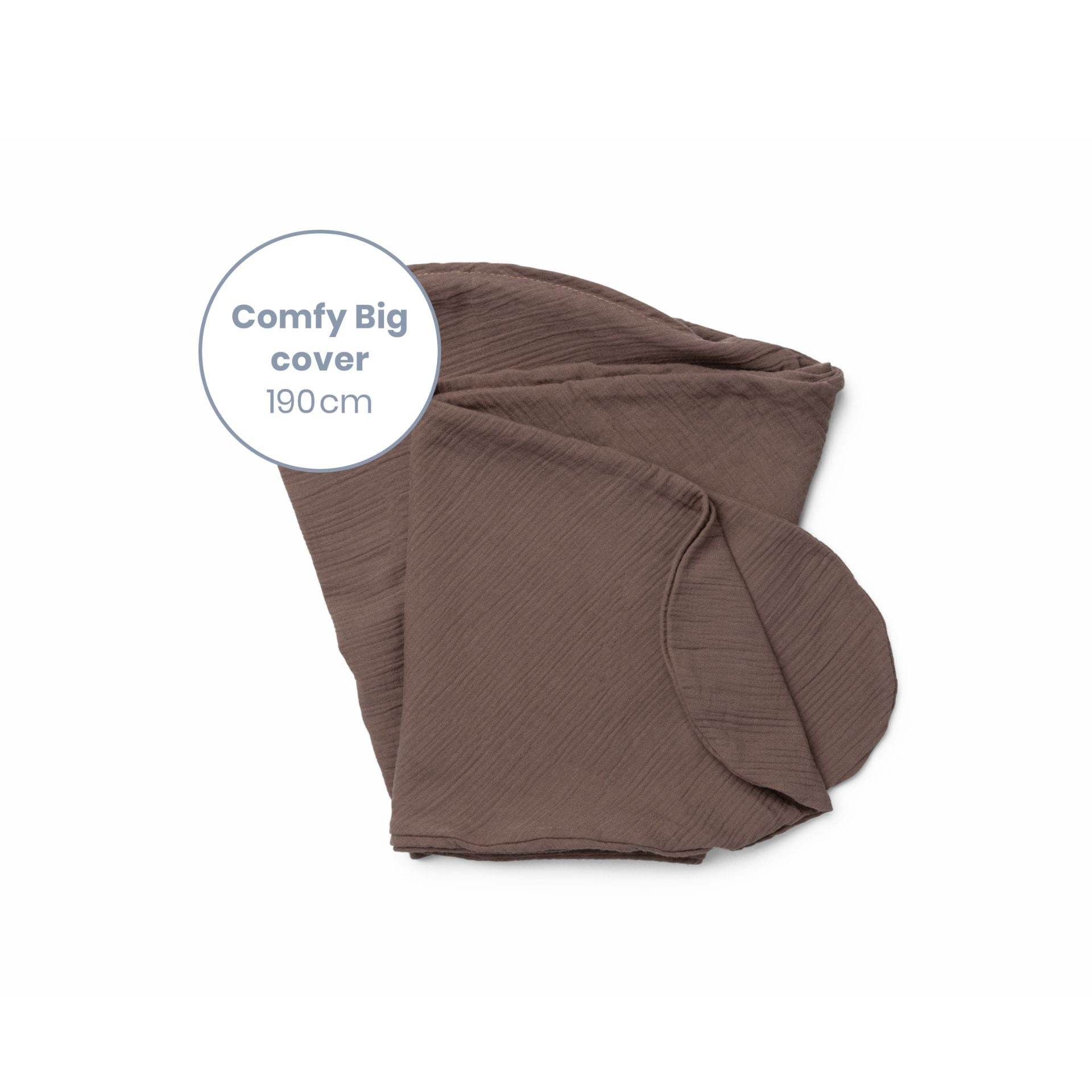 Doomoo Comfy Big Cover | Nursing Pillow | Dimples NZ | Tetra Chocolate