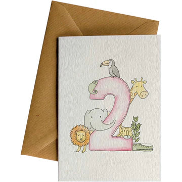 2nd Birthday Card | Little Difference | Dimples NZ