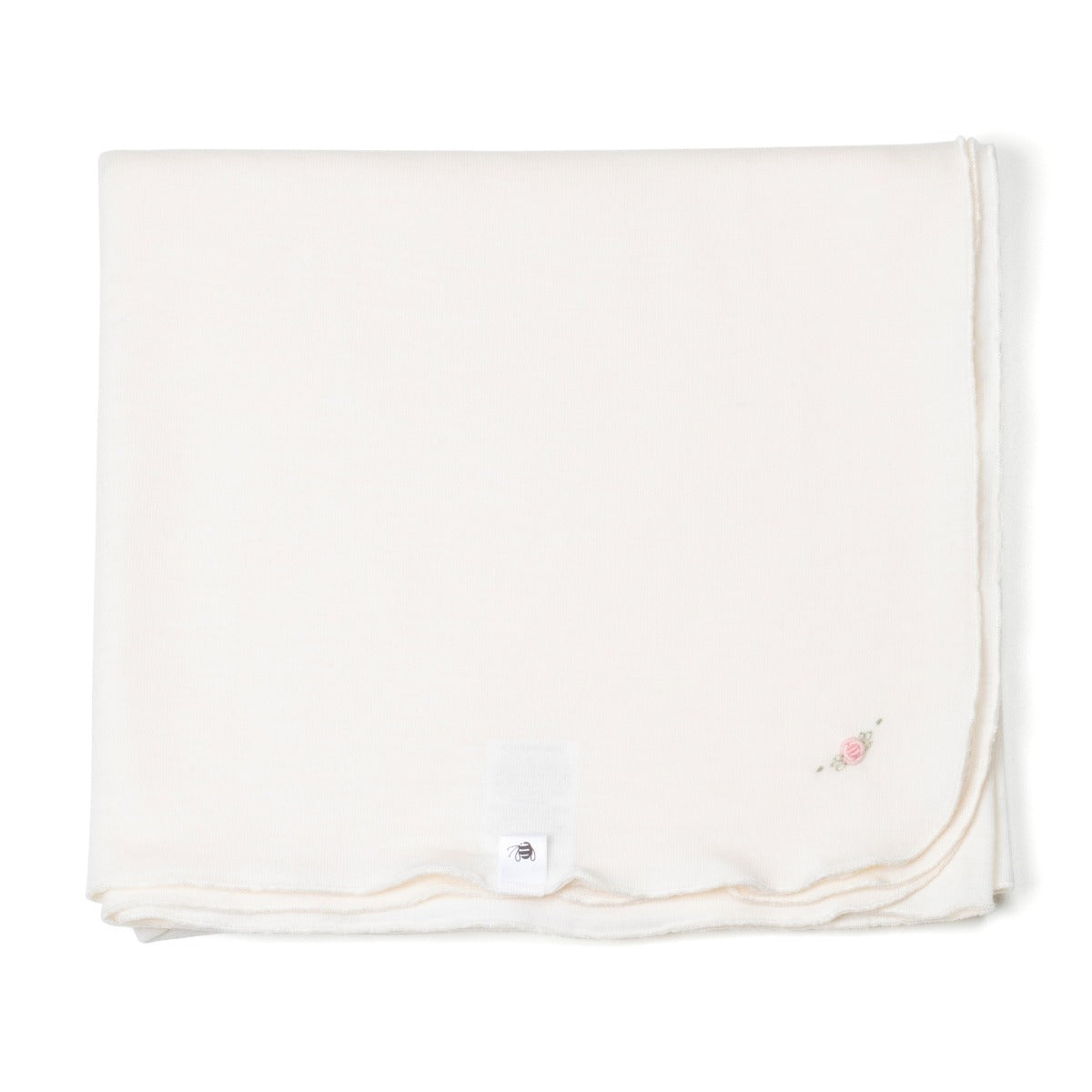 Merino Extra Large Wrap | Dimples NZ | Baby swaddles | Cream Rose