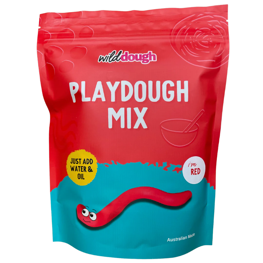 Red Wild Dough Playdough Mix | Wild Dough | Art & Crafts | Red – Dimples